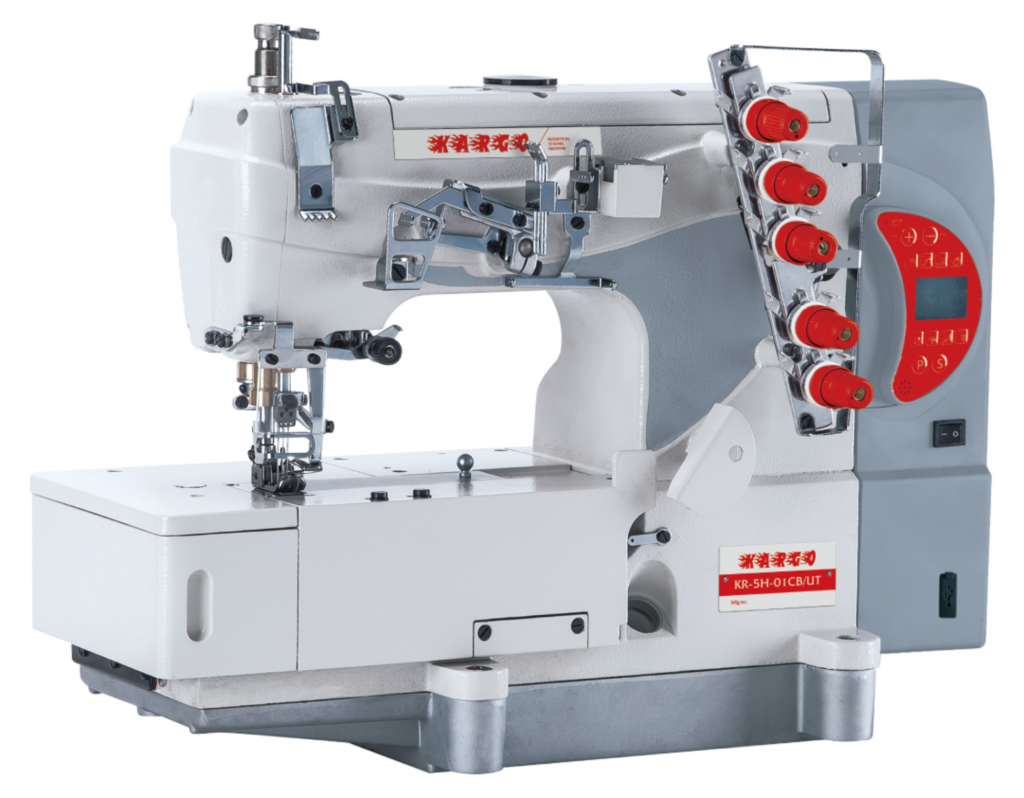 Intelligent flat bed interlock sewing machine KR-5H-O1CB-UT - Kargo ...